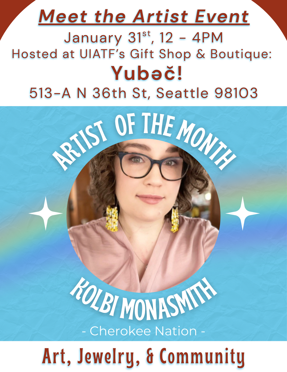 Creator of the Month Event: Kolbi Monasmith (Cherokee Nation) – Sacred ...