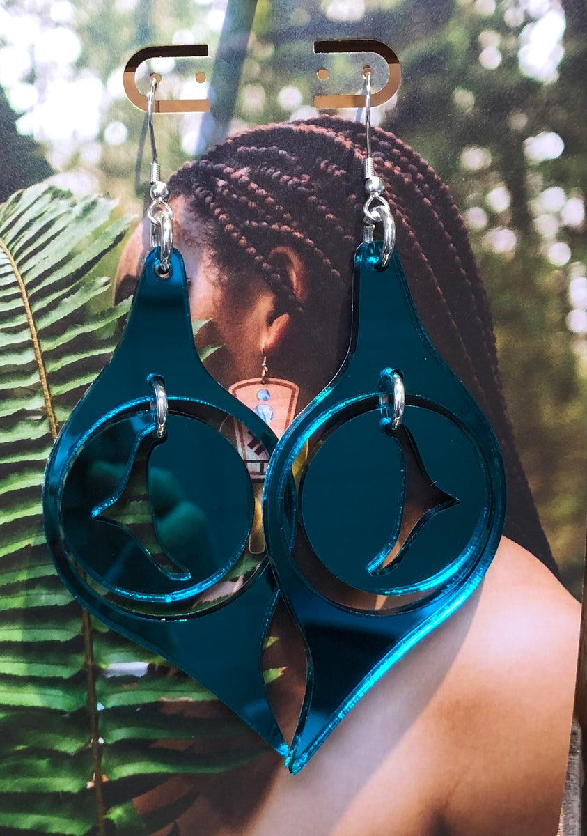 Earrings: Copper Canoe Woman – Sacred Circle Gifts and Art