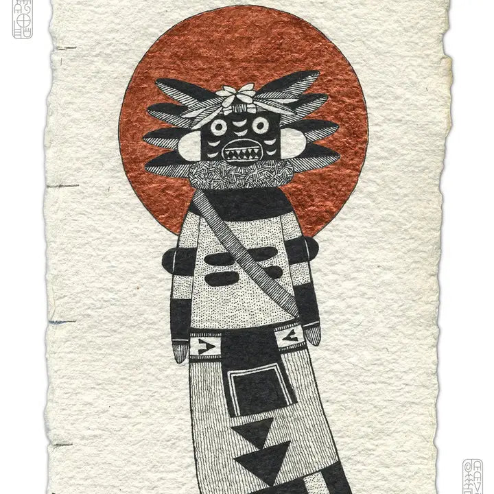 Fourth World Design: Prints by Gerald Dawavendewa, Matted & Framed ...