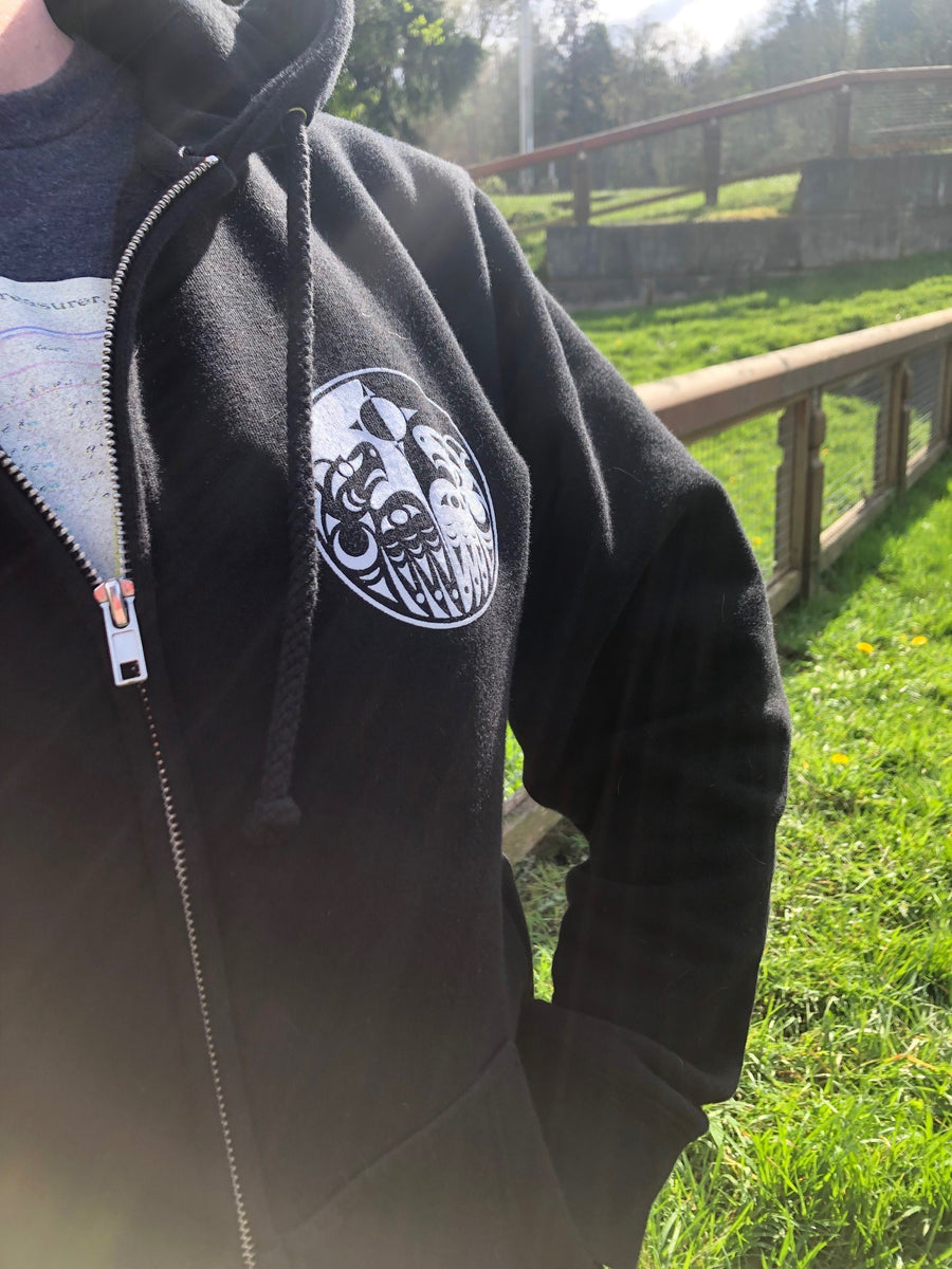 Daybreak Star Radio Zip-Up Hoodie – Sacred Circle Gifts and Art